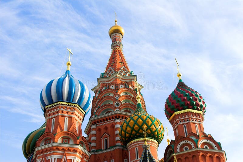 St. Basil S Cathedral on Red Square Stock Photo - Image of destinations ...
