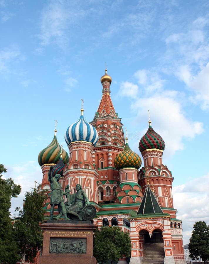 St Basil S Cathedral in Red Square, Detail Stock Photo - Image of ...