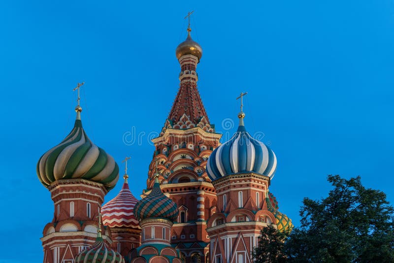 St. Basil`s Cathedral, Red Square, Moscow Stock Image - Image of ...