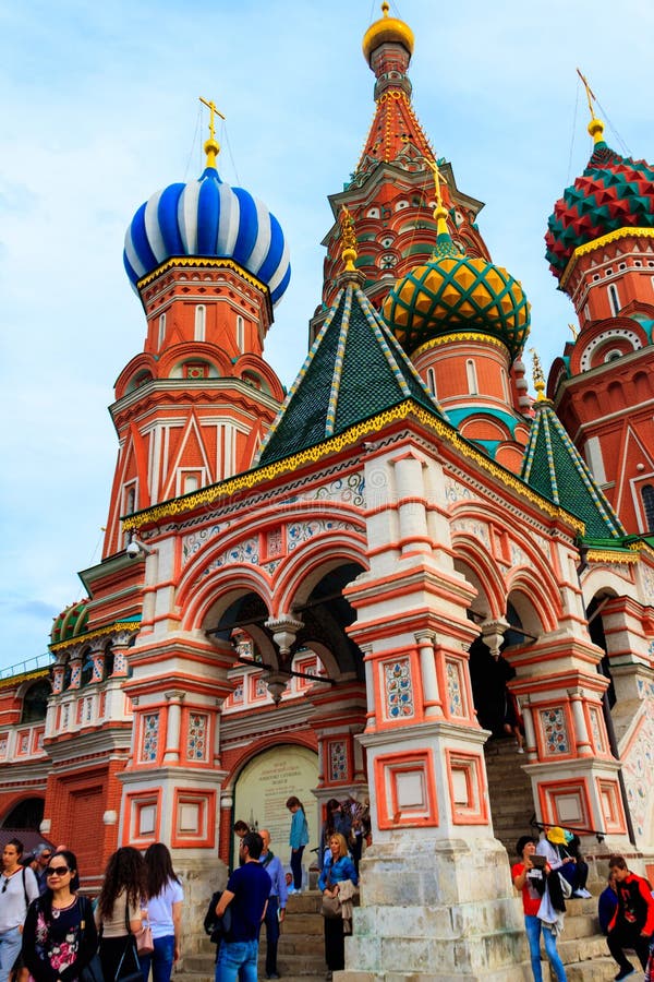 St. Basil S Cathedral on Red Square in Moscow, Russia Editorial Image ...