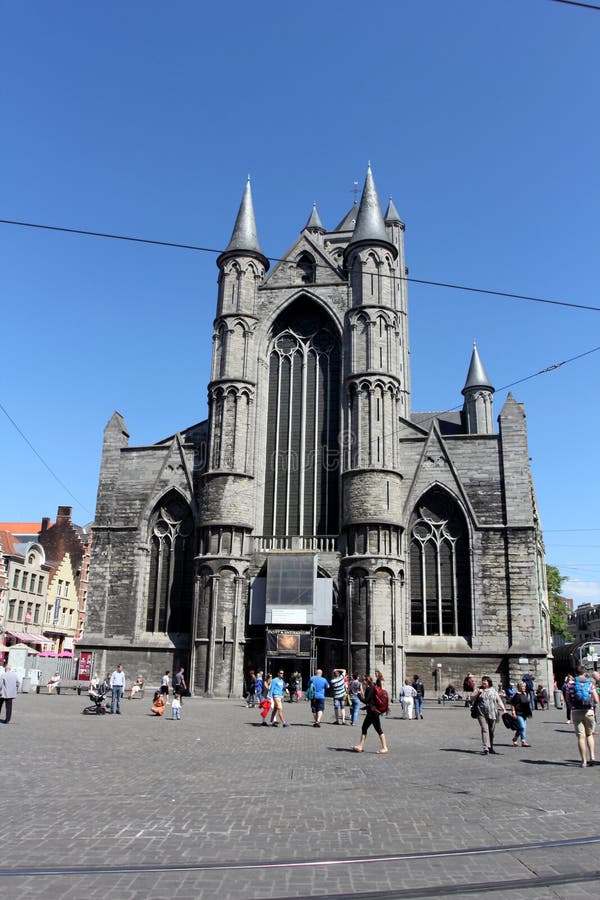 Kathedrale in Gent stockfoto. Bild von gent, flandern - 36908844