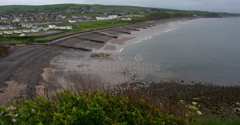 St Bees Coastline and Beach in West Cumbria England Stock Image - Image ...