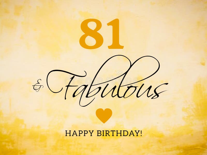 Happy 81st Stock Illustrations – 301 Happy 81st Stock Illustrations ...