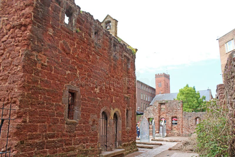 St Catherines Chapel Ruins, Exeter Stock Photo - Image of chapel, ruins ...