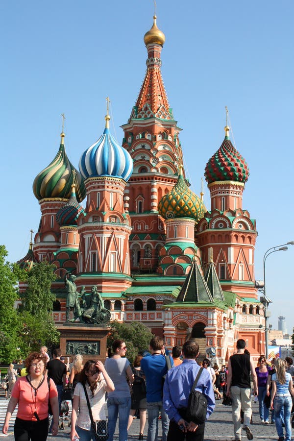 Cattedrale Di San Basilio, Mosca, Russia Fotografia Editoriale ...