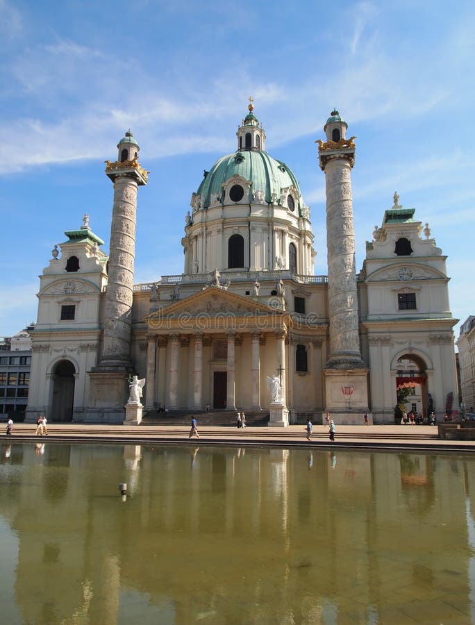 Karlskirche -German for St. Charles`s Church, Church Situated on the ...