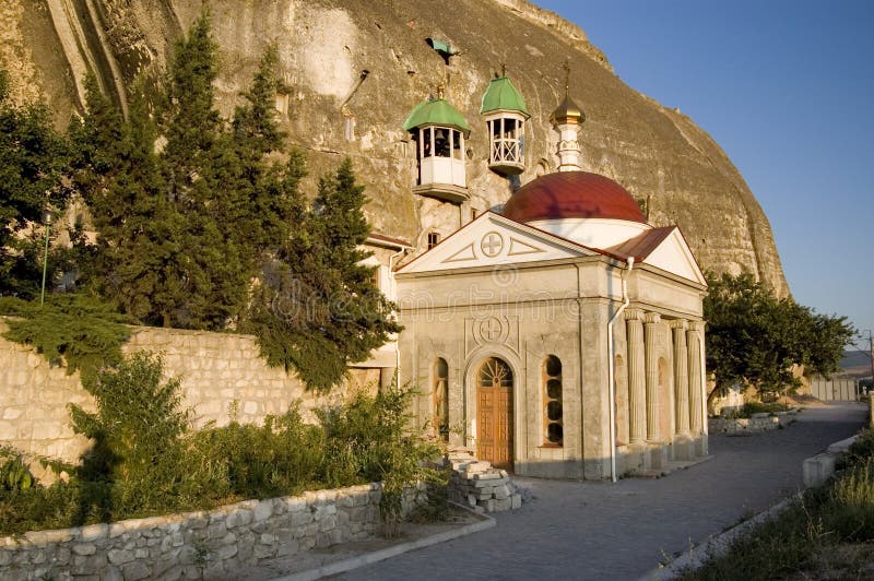 St. Clement Inkerman Cave Monastery Stock Photo - Image of rock ...