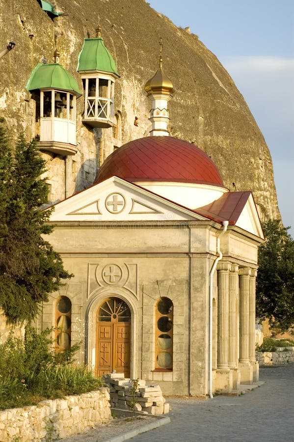St. Clement Inkerman Cave Monastery Stock Photo - Image of dome, window ...