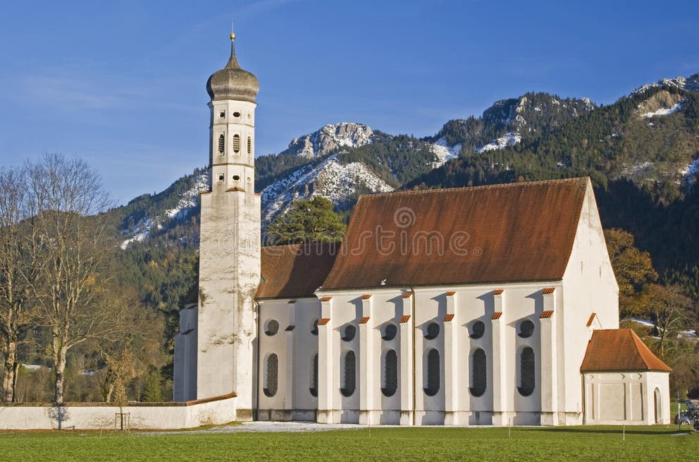 St. Coloman stock photo. Image of trees, coloman, blue - 18004398