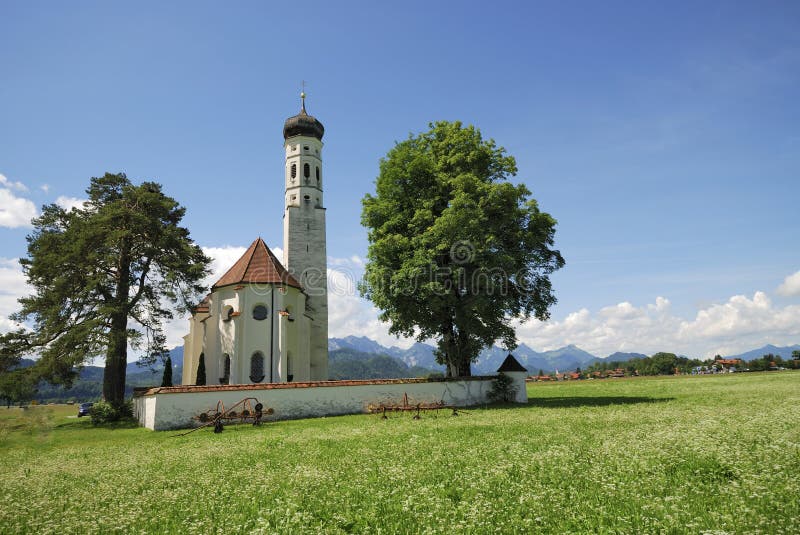 St. Coloman church stock image. Image of religion, chapel - 20430793