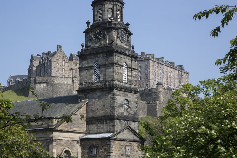 St Cuthberts Church; Edinburgh Stock Image - Image of landmark ...