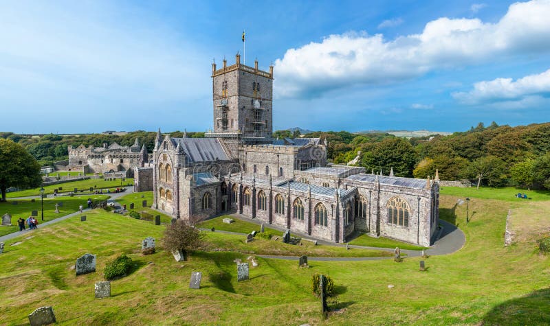St Davids Cathedral in Wales Editorial Photography - Image of davids ...