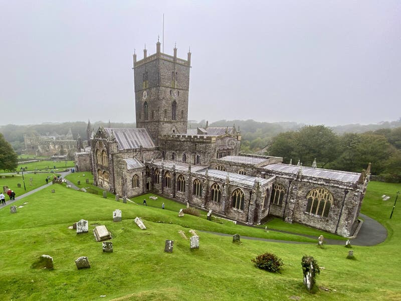 St Davids Cathedral , Wales, September 19, 2021. Editorial Photography ...