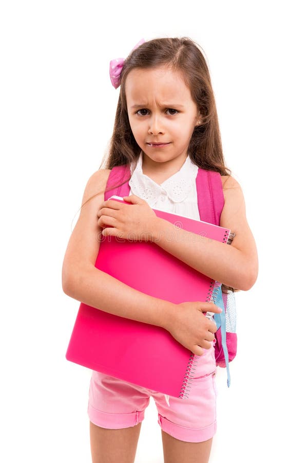 Yes! 1st day of school! stock photo. Image of pretty - 75404238