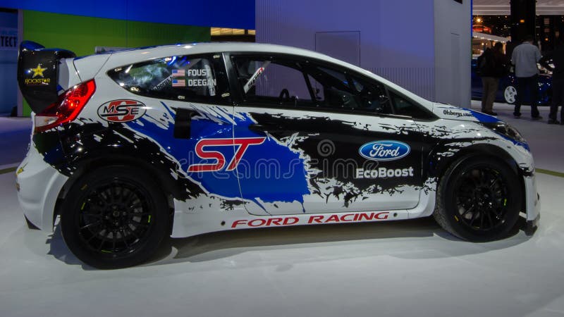 2014 ST De Ford Fiesta, RallyCross Global Foto editorial - Imagen de ...