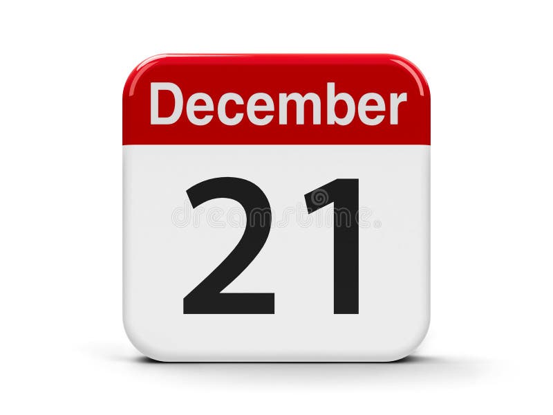 21st December, Independence Day of Chechnya Calendar. Artistic Flat ...