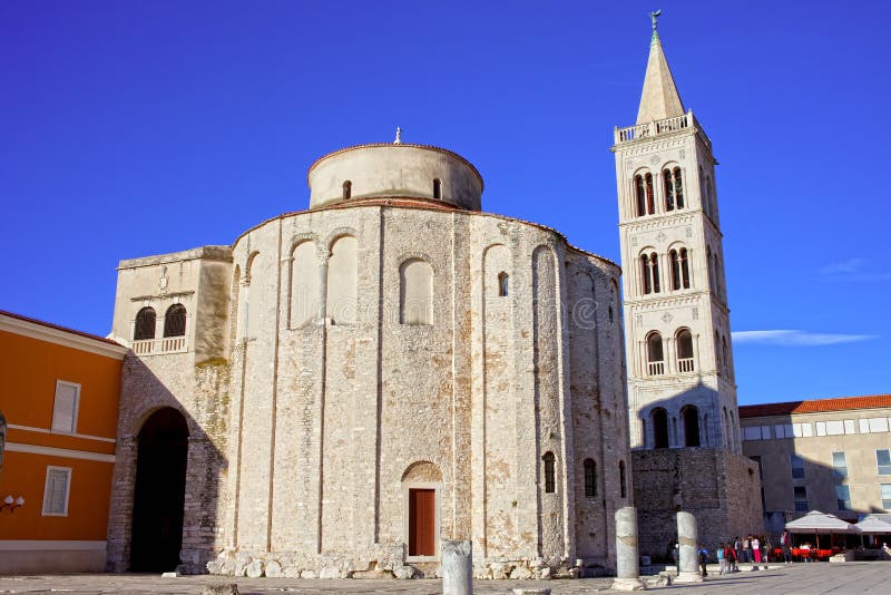 St. Donatus Church in Zadar Stock Photo - Image of travel, structure ...