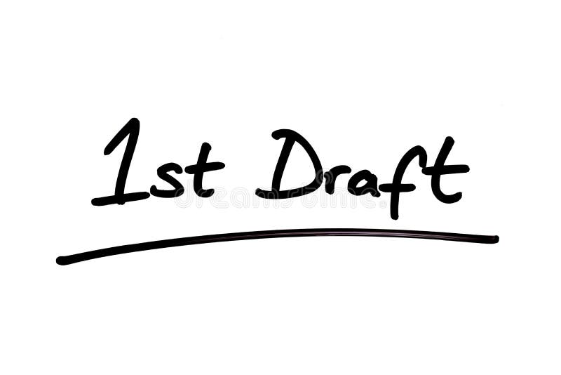 Words Rough Draft Clipart