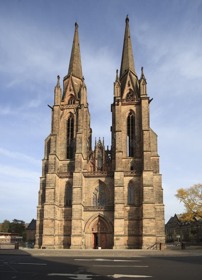 St. Elizabeth Church In Marburg, Germany Stock Photography - Image ...