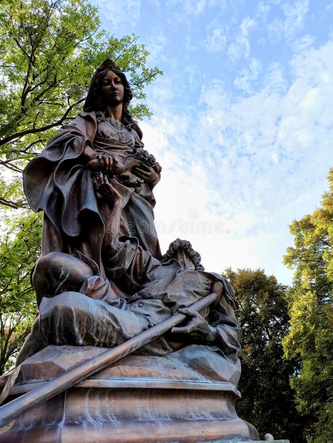 St Elizabeth of Hungary Statue, Castle Bratislava, Slovakia Stock Image ...