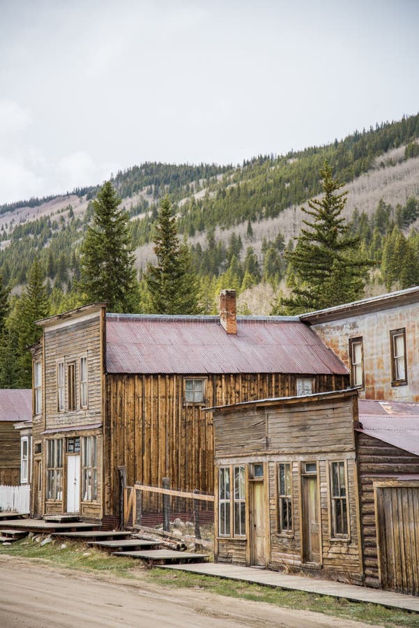 St Elmo Colorado Ghost Town Foto de archivo - Imagen de perenne ...