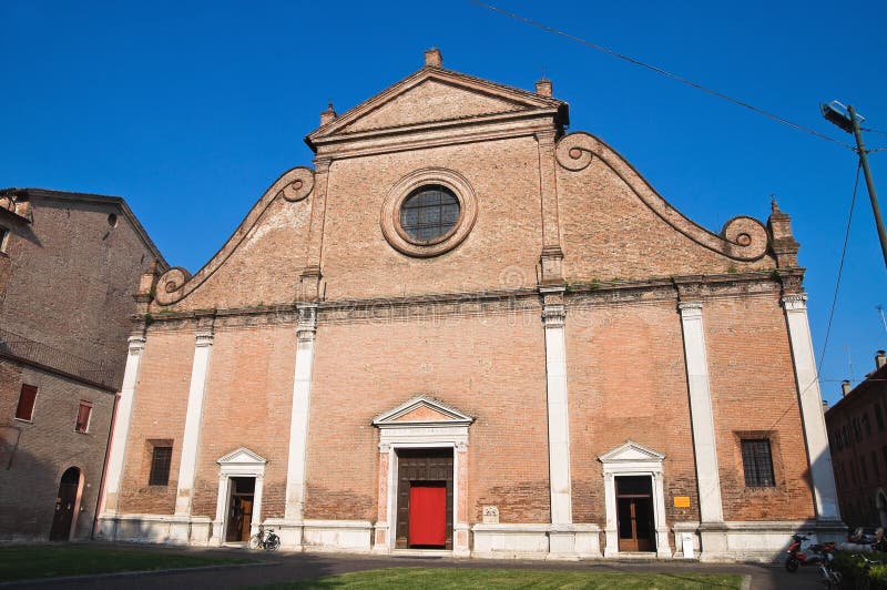 St. Francesco Church. Ferrara. Emilia-Romagna. Italy Stock Photo ...