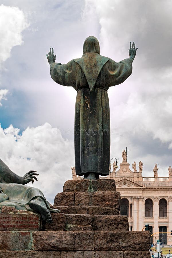 St. Francis in Rome stock image. Image of christianity - 71978043