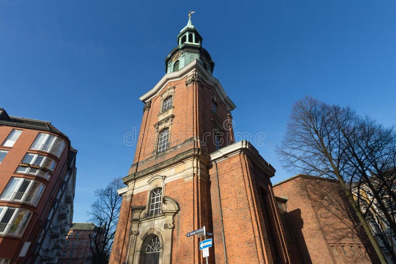 St. Georg Church Hamburg Germany Stock Image - Image of hamburg, church ...