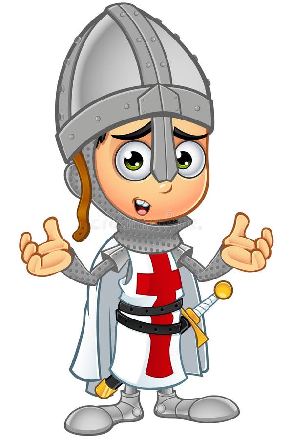 St. George Boy Knight Character Stock Vector - Illustration of ...