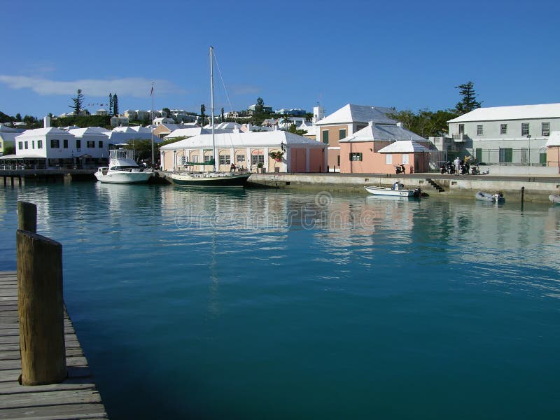 Port of St. Georges Bermuda Stock Image - Image of parish, wide: 8352971