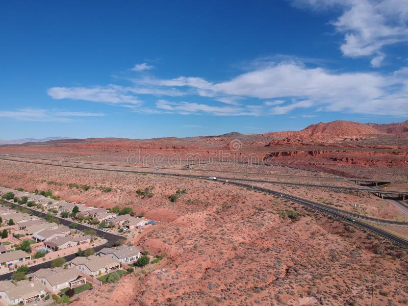Red Cliff National Conservation Stock Image - Image of ground, blue ...