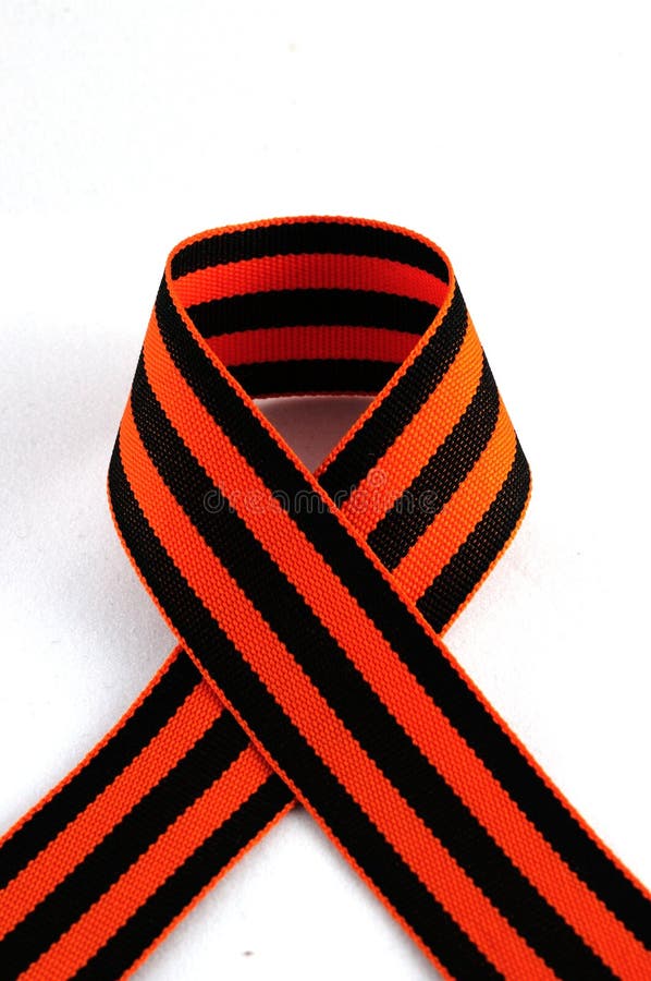 St. George ribbon stock image. Image of orange, ribbon - 40084803
