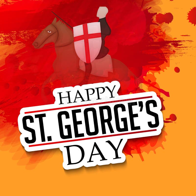 St George s Day stock illustration. Illustration of british - 69657794