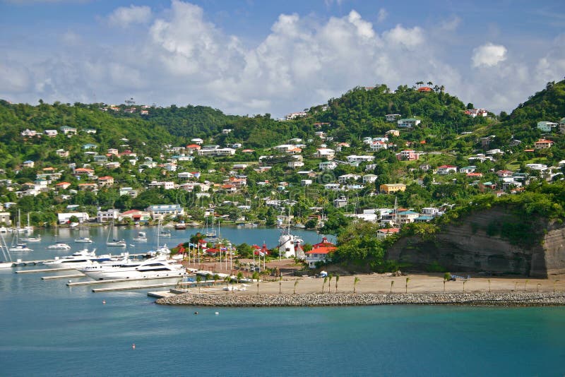 St. George s Harbor stock image. Image of lagoon, hillside - 17404253