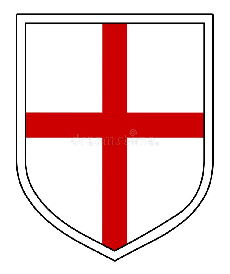 St George s Shield stock vector. Illustration of british - 4711645