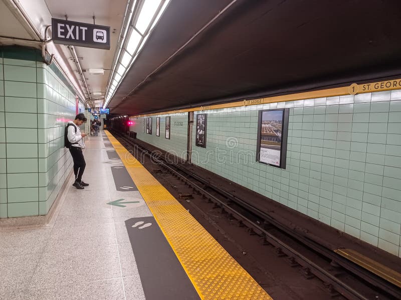 St. George Station View in Toronto Editorial Stock Image - Image of ...