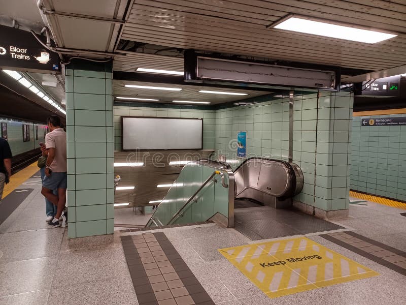 St. George Station View in Toronto Editorial Stock Photo - Image of ...