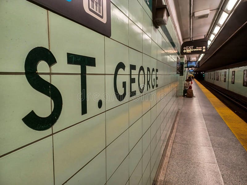 St. George Station View in Toronto Editorial Photography - Image of ...