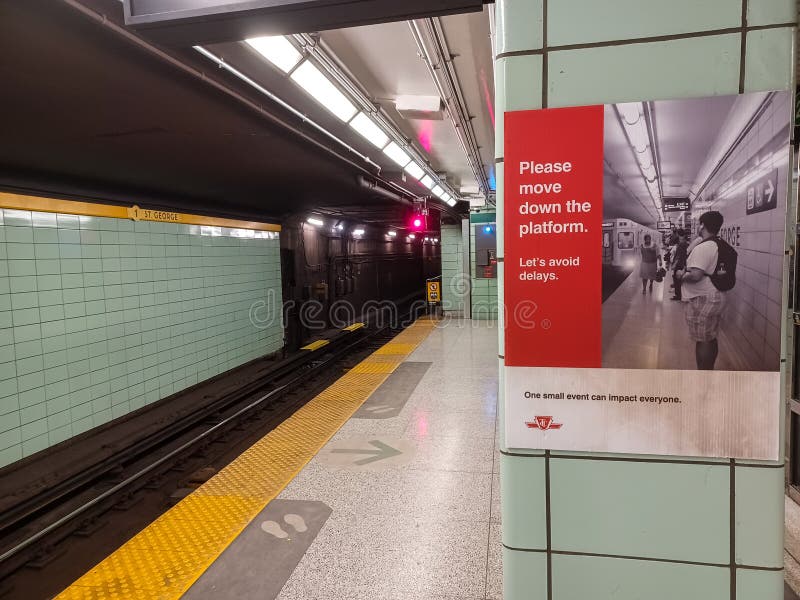 St. George Station View in Toronto Editorial Photo - Image of george ...