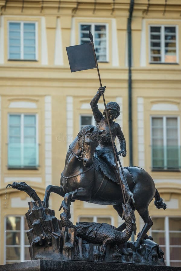 St George Statue stock photo. Image of kill, hero, bronze - 33427190