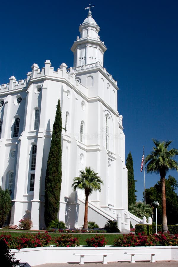 St. George Utah Temple stock image. Image of worship - 11511963