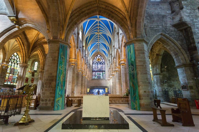 St. Giles` Cathedral, Edinburgh, Scotland Stock Image - Image of color ...