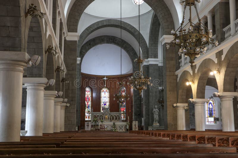 St Helene Church, Curepipe, Mauritius Stock Image - Image of helena ...