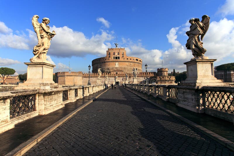 St. Het Kasteel Van De Engel, Rome Redactionele Stock Foto - Image of ...