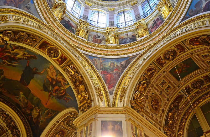 Paintings in cathedral stock photo. Image of cross, cathedral - 8008996