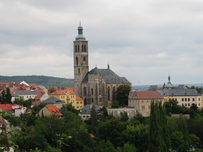 St. Jan Temple in Kutna Hora Stock Image - Image of building, ancient ...