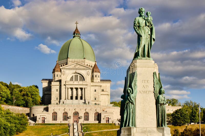 St.Joseph Oratory in Montreal Stock Image - Image of building, canada ...
