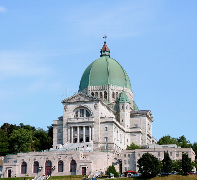 St. Joseph S Oratory, Montreal Stock Image - Image of front, oratory ...