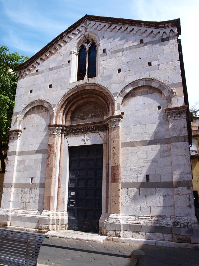 St Juliet Church, Lucca, Italy Stock Image - Image of frontal, juliet ...