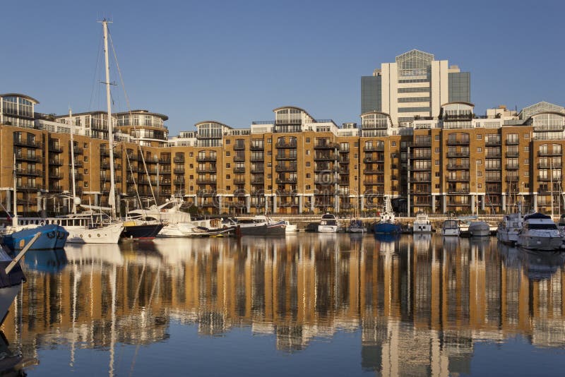 St. Katharines Dockyard - London - England Editorial Stock Photo ...